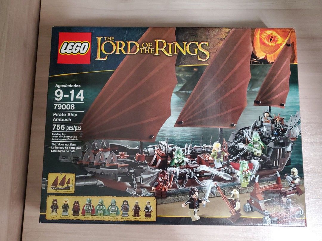 Lego 79008 Lord of rings pirate ship, 興趣及遊戲, 玩具 & 遊戲類 - Carousell
