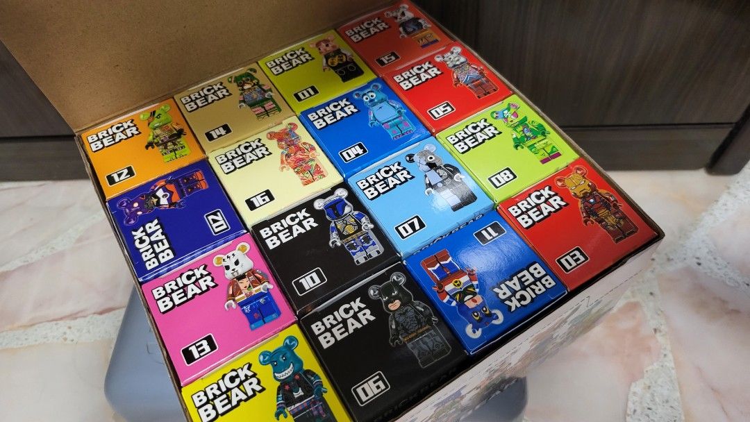Lego Bearbrick Box of 16, Hobbies & Toys, Toys & Games on Carousell