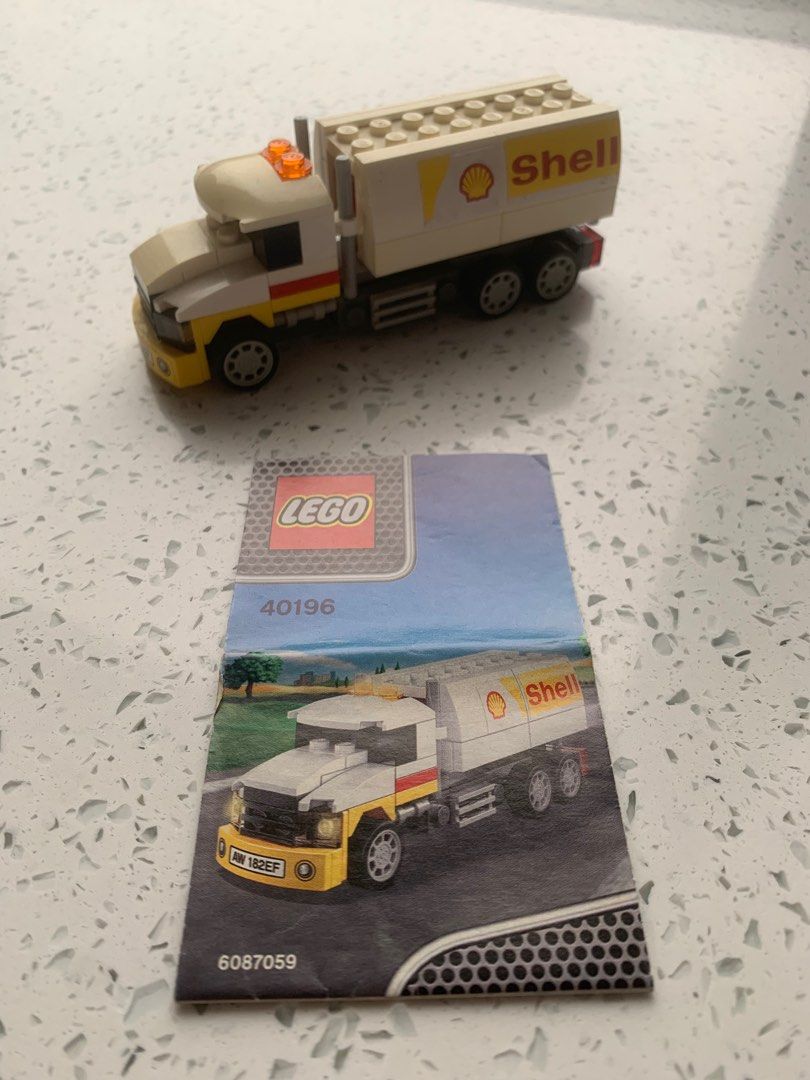 Lego X Shell Oil Tank Truck, 興趣及遊戲, 玩具 & 遊戲類 - Carousell
