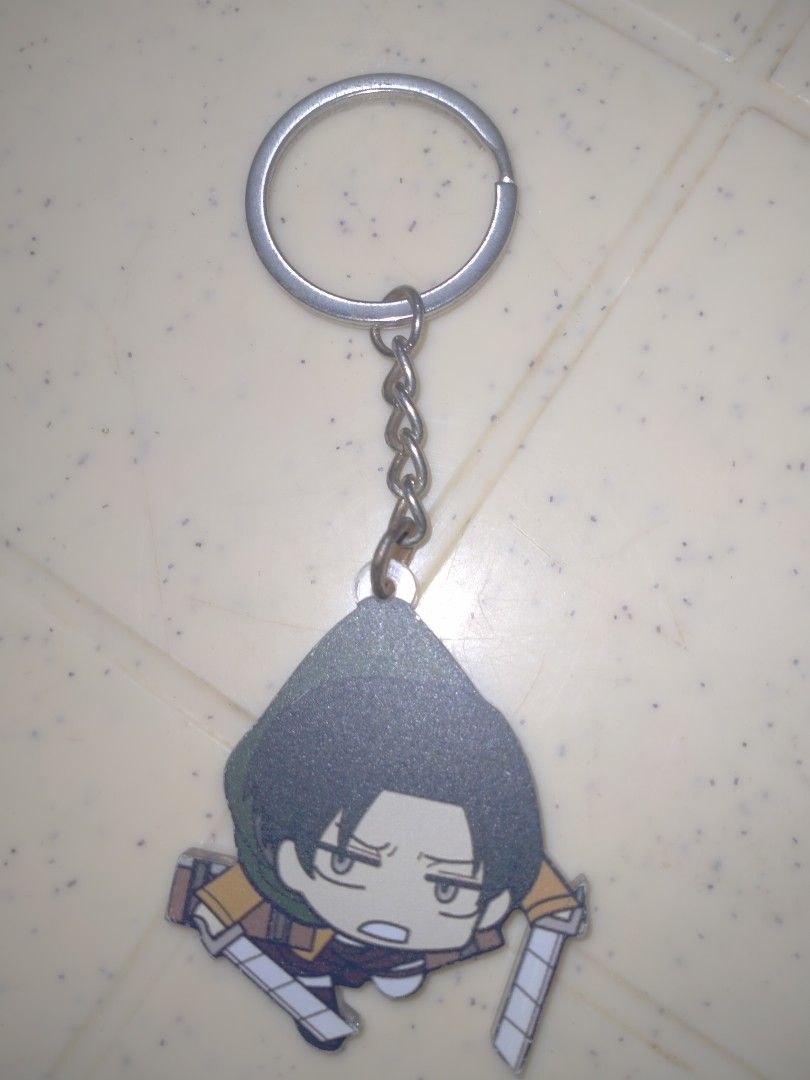 [Freebie] Levi Ackerman Keychain Unsealed, Hobbies & Toys, Memorabilia ...