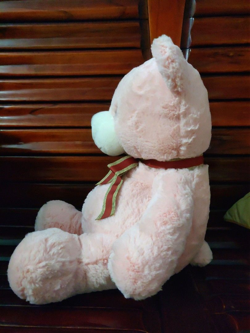 Light Pink Teddy bear (Kaison), Hobbies & Toys, Toys & Games on Carousell