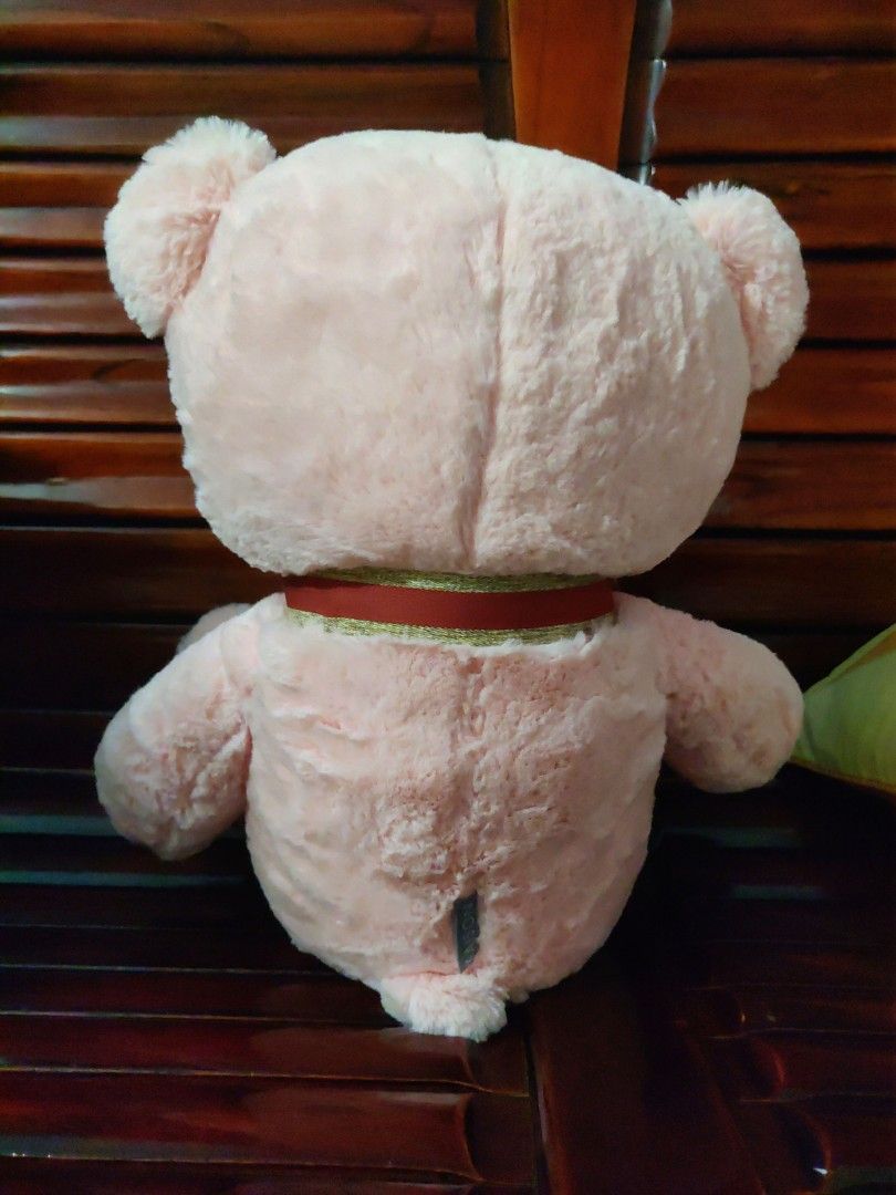 Light Pink Teddy bear (Kaison), Hobbies & Toys, Toys & Games on Carousell