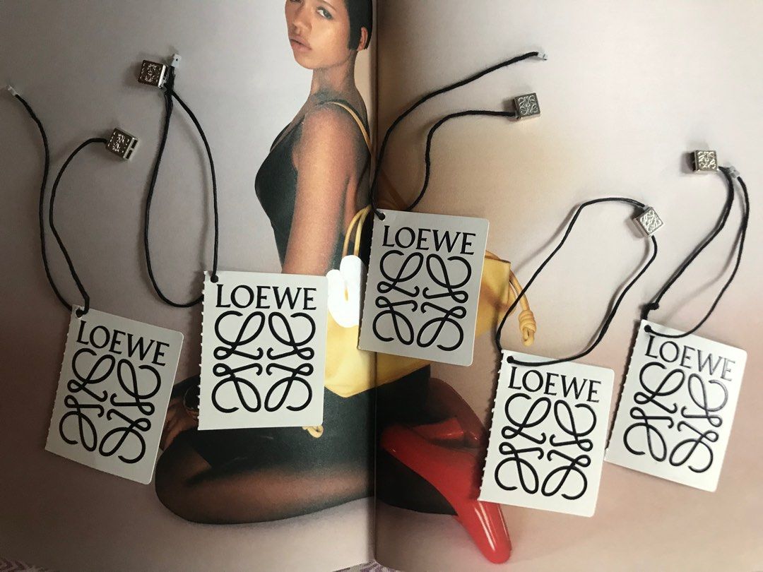 Loewe card tag label bag price tag tas dompet aksesori harga wallet ...