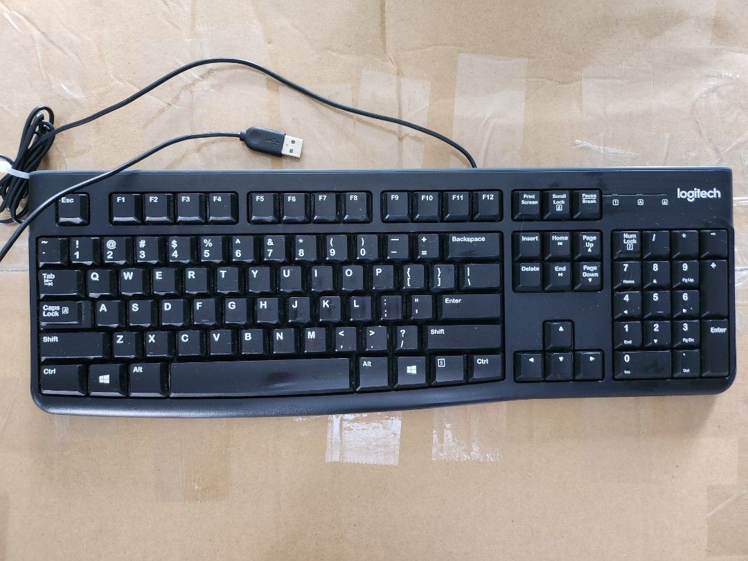 Logitech Wired Keyboard, Computers & Tech, Parts & Accessories ...