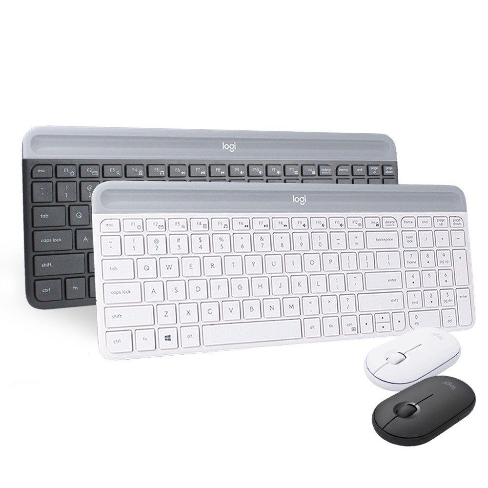 Logitech Wireless Silent Keyboard And Mouse Set Mk Authentic Computers Tech Parts
