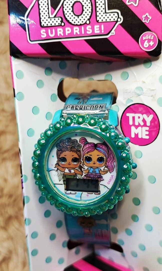 LOL SURPRISE FLASHING LCD WATCH, Babies & Kids, Babies & Kids Fashion ...