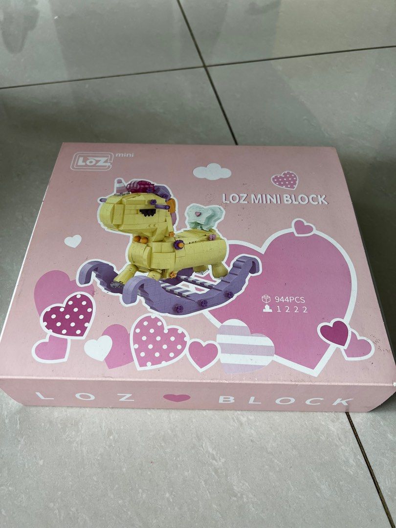 LoZ rocking horse brick set, Hobbies & Toys, Toys & Games on Carousell