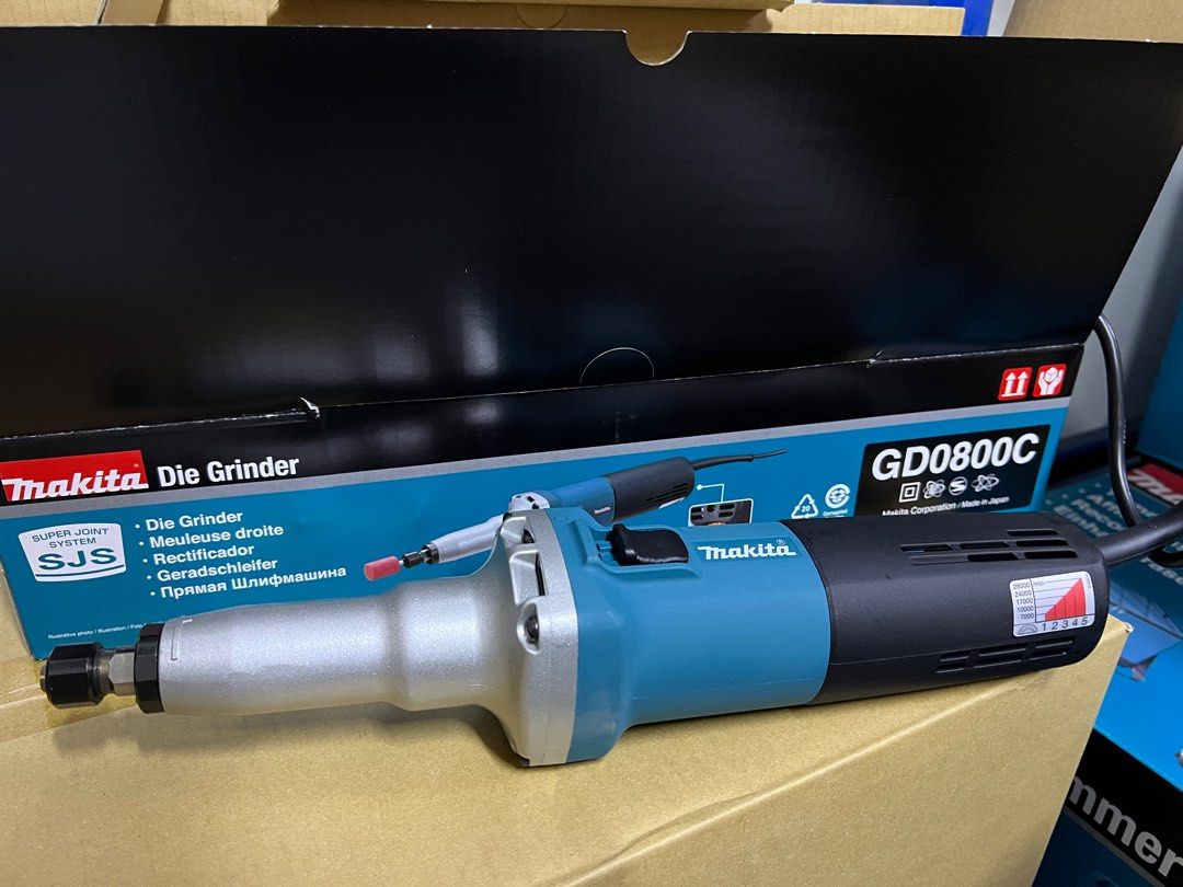 MAKITA AC DID GRINDER GD0800C, Furniture & Home Living, Home Improvement & Organisation, Home ...