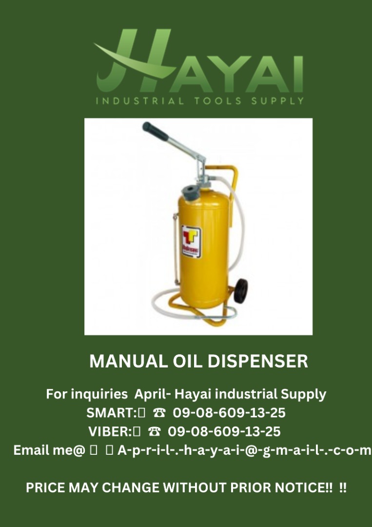 MANUAL OIL DISPENSER on Carousell