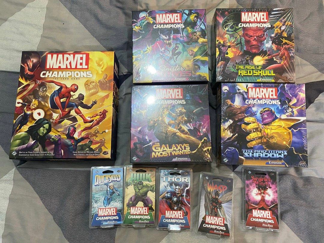 Marvel Champion Card Game (Bundle) on Carousell