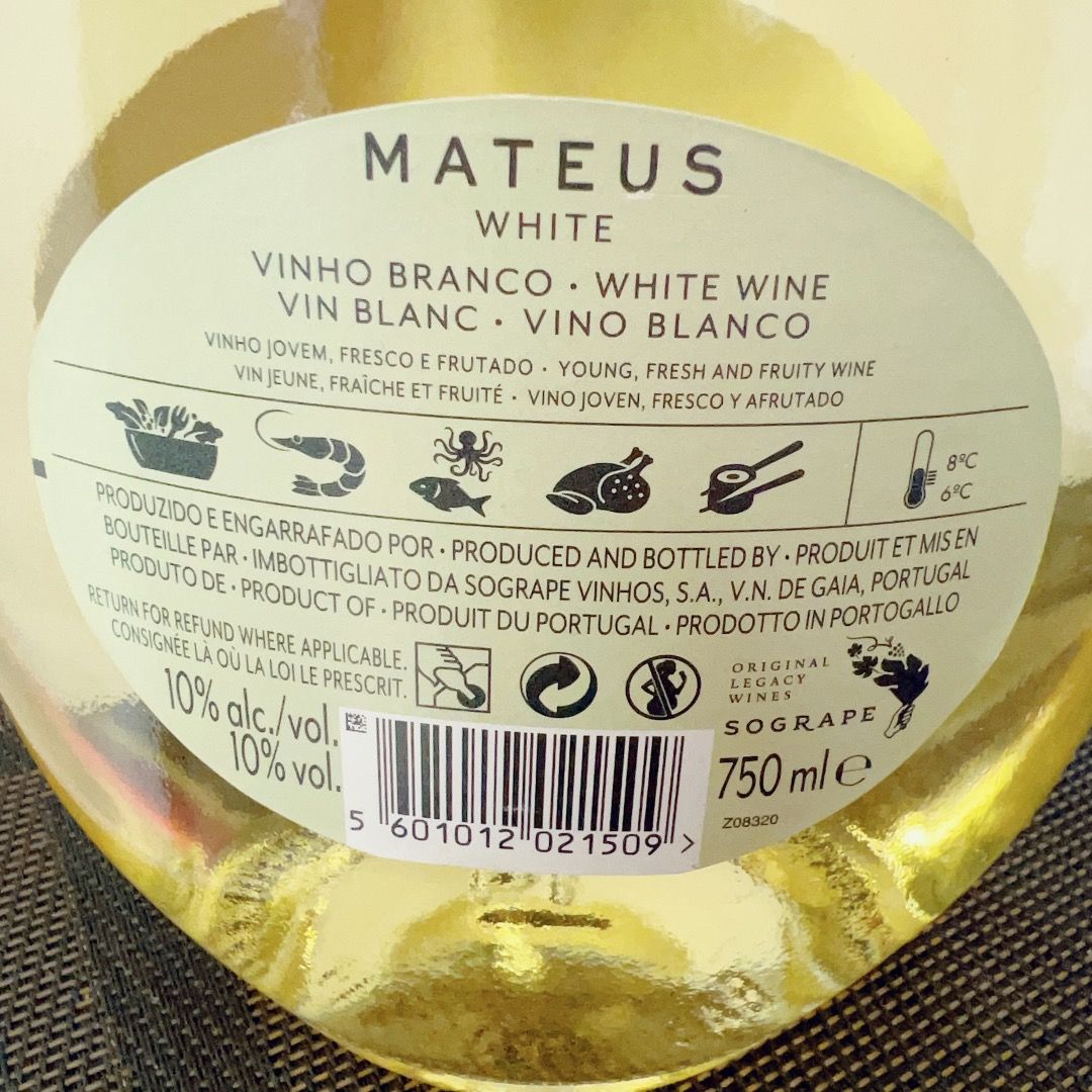mateus white wine
