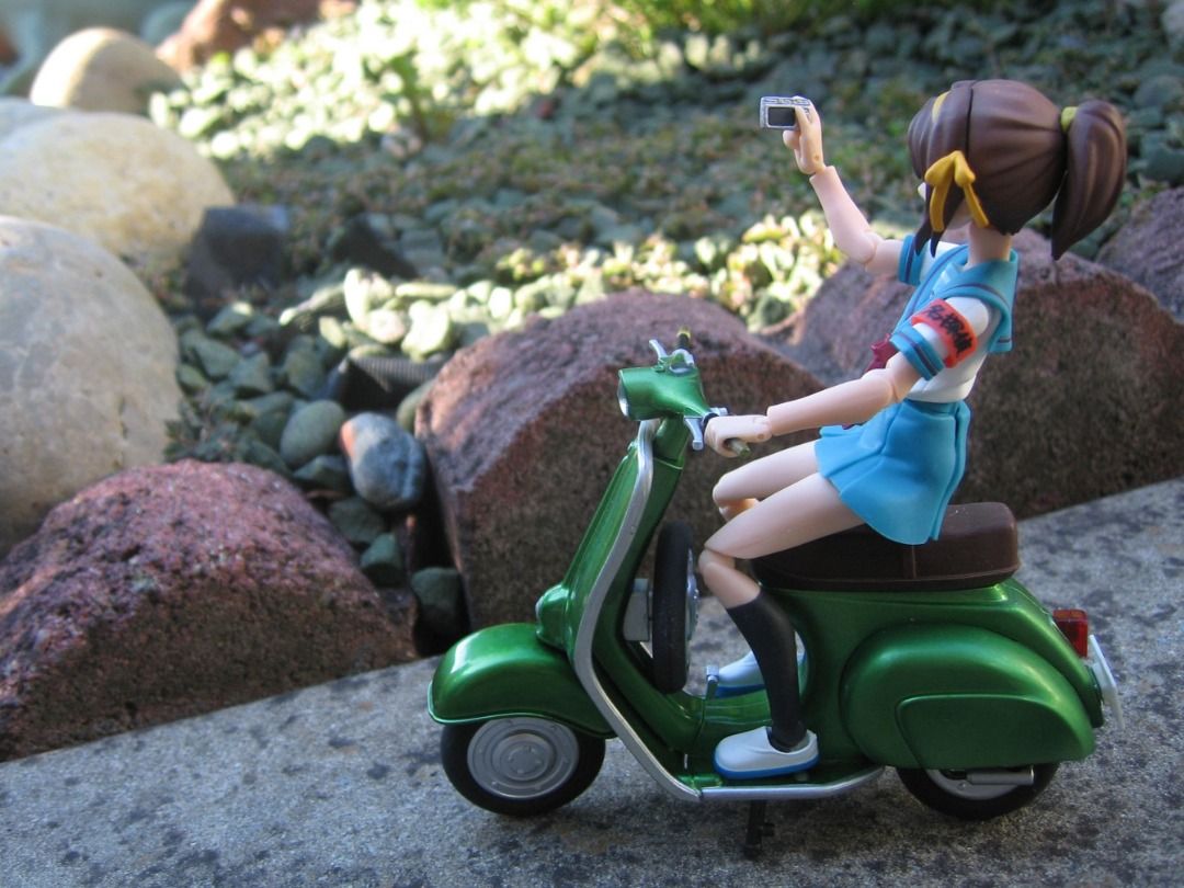 Max Factory Figma ex:ride #001 Vintage Bike (Green), Hobbies & Toys ...