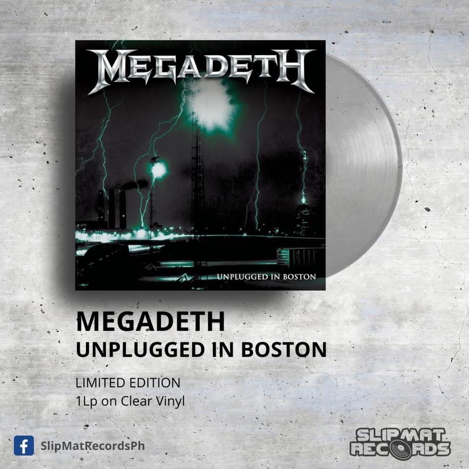 Megadeth - Unplugged in Boston [Limited Edition on Clear Vinyl ...
