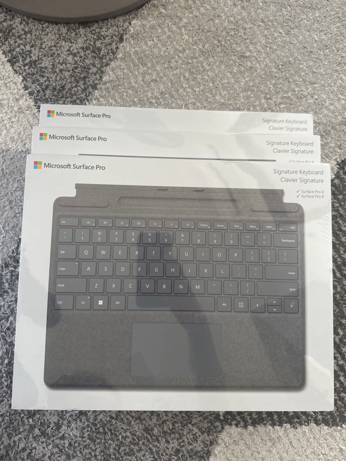 Microsoft Surface Pro Signature Keyboard - Ice Blue, Computers & Tech ...