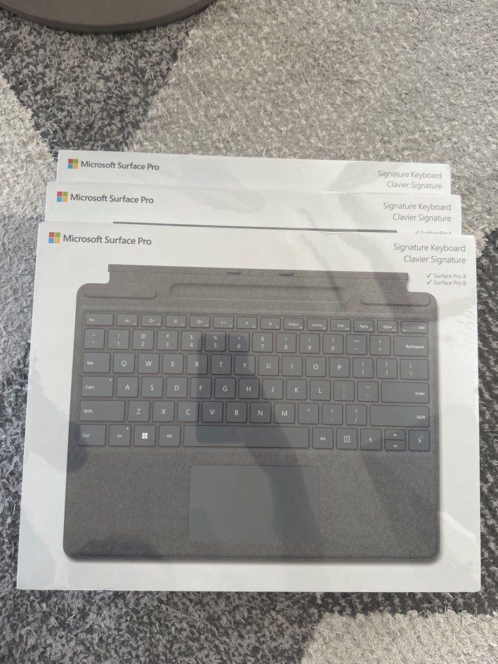 Microsoft Surface Pro Signature Keyboard - Ice Blue, Computers & Tech ...