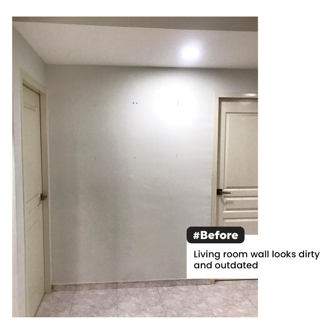 MIGA KOREA Living Room Wall Fluted Panel Divider Wall / Molding Wall ...