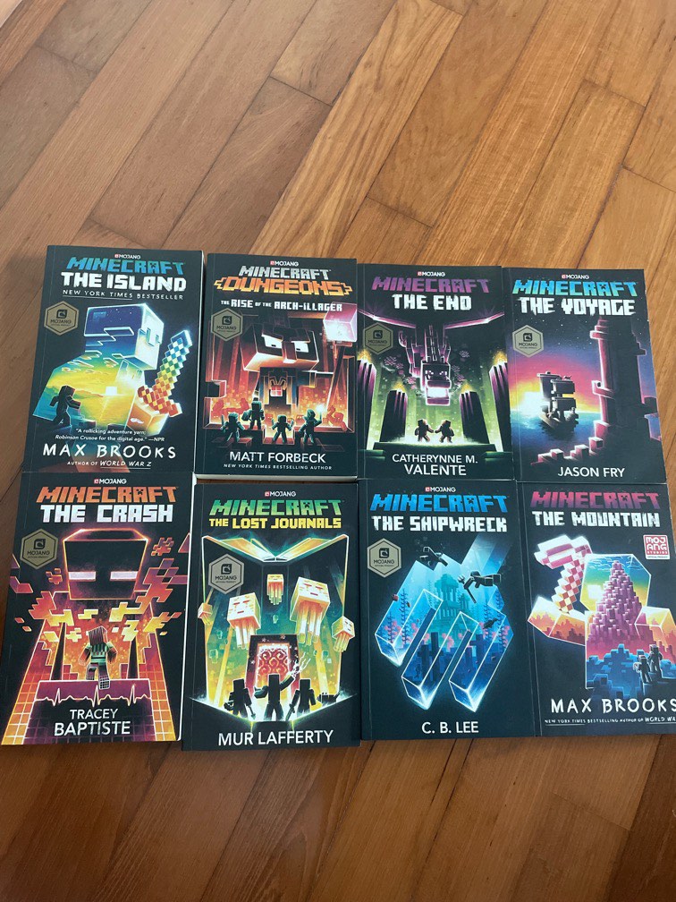Minecraft 8 books, Hobbies & Toys, Books & Magazines, Fiction & Non ...