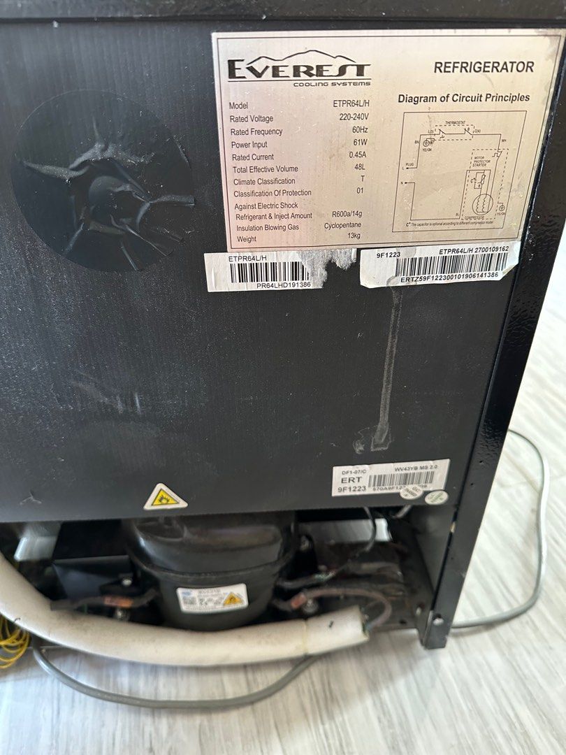 Mini Refrigerator Everest, TV & Home Appliances, Kitchen Appliances ...