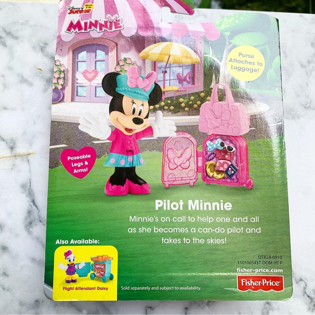 [DISNEY] Fisher Price Pilot Minnie, Toys & Collectibles, Mainan di ...