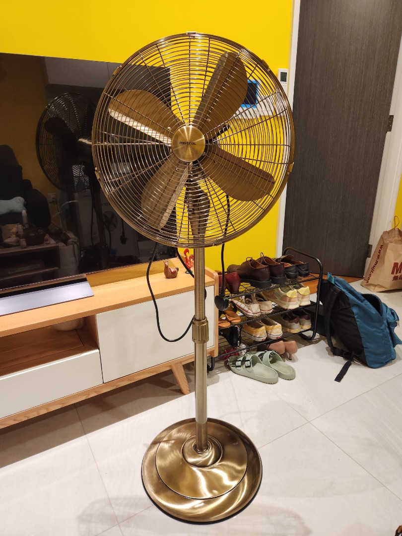 Mistral retro metal standing fan, Furniture & Home Living, Lighting ...