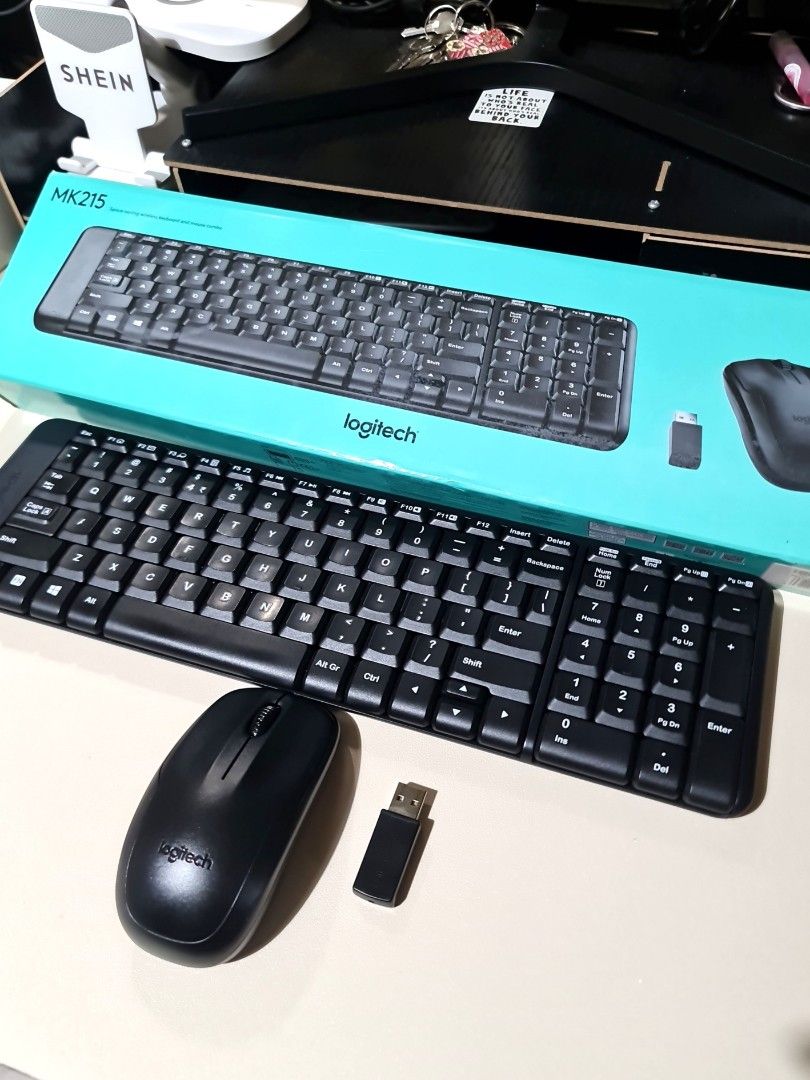 MK Logitech Compact Keyboard And Mouse Combo Computers Tech Parts Accessories Computer