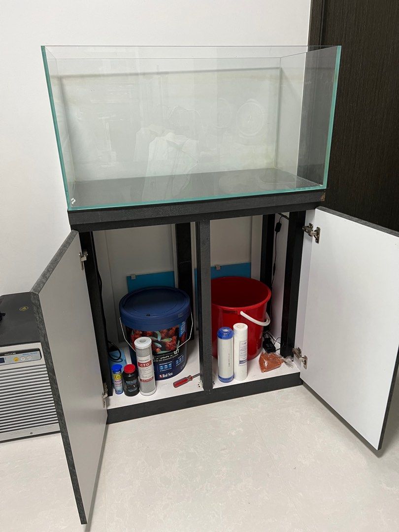 Moving Out : Fish Tank and cabinet, Pet Supplies, Homes & Other Pet ...