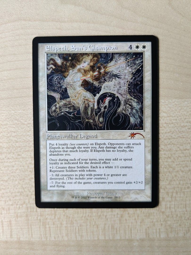 MTG Elspeth, Sun's Champion Secret Lair, Hobbies & Toys, Toys & Games ... MTG Elspeth, Sun's Champion Secret Lair, Hobbies & Toys, Toys & Games ...