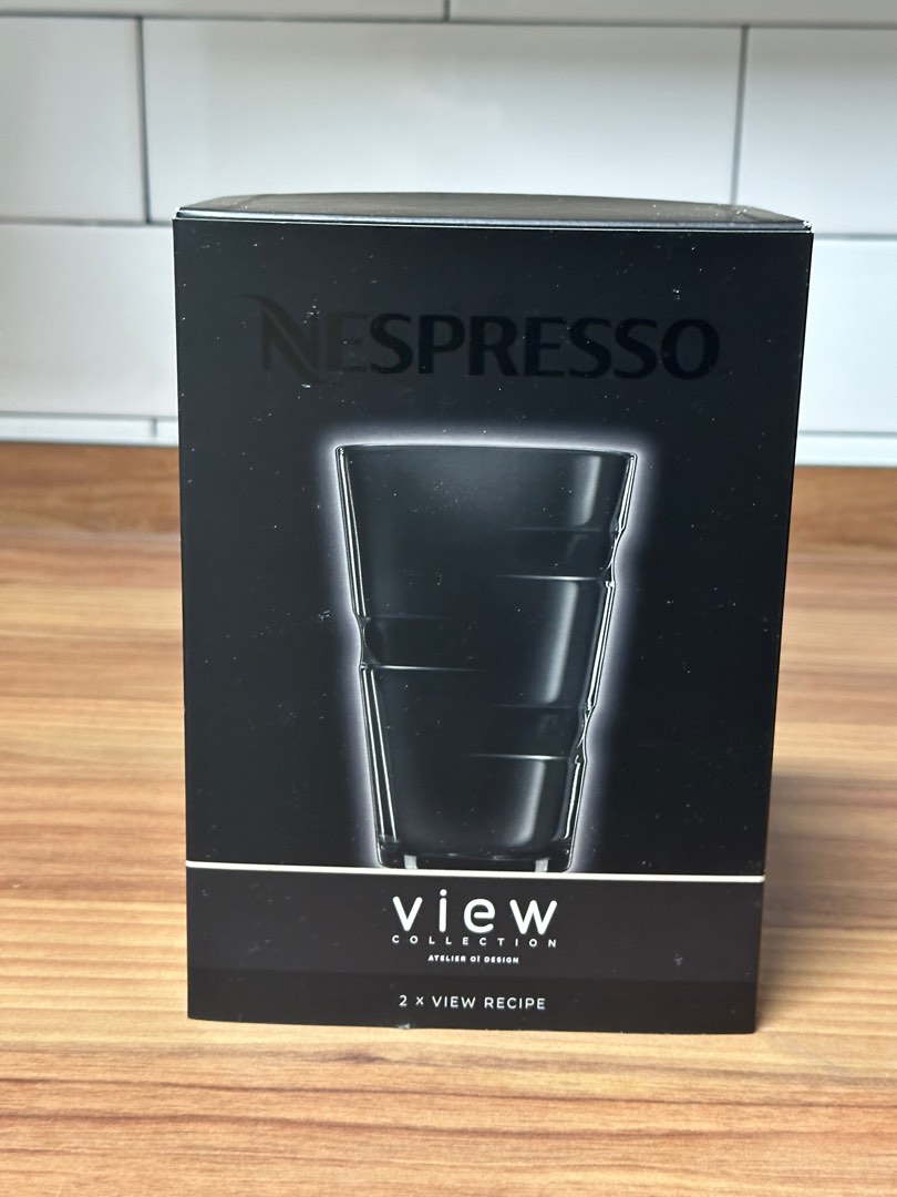Nespresso VIEW Recipe Glasses x 2 (350ml), Furniture & Home Living ...
