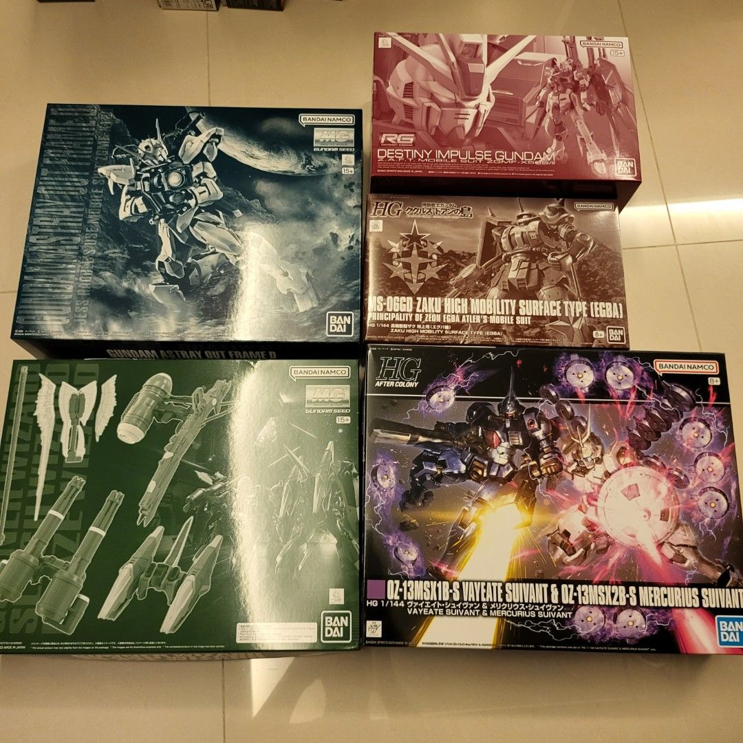 NEW P BANDAI GUNPLA GUNDAM MODEL KITS, Hobbies & Toys, Toys & Games on ...