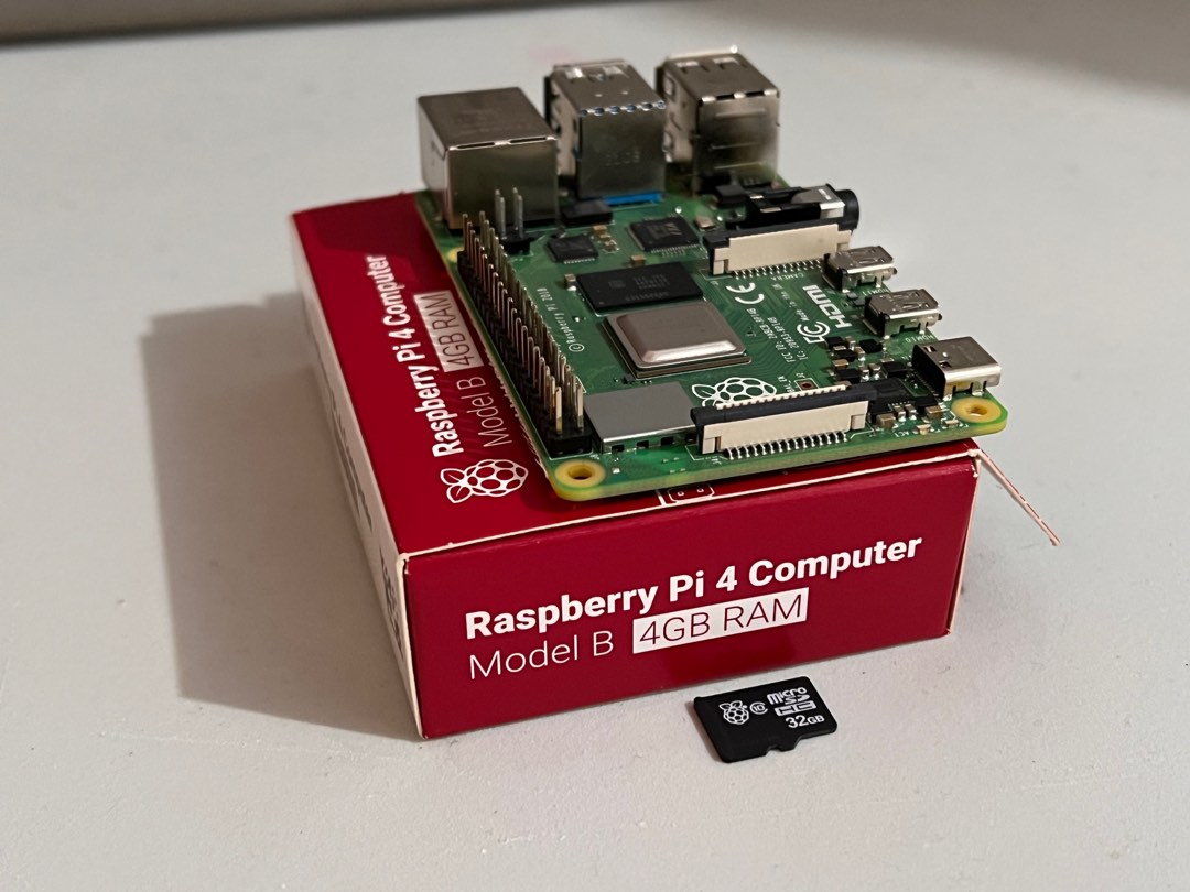 New Raspberry Pi 4 with box and LCD monitor, Computers & Tech, Desktops on Carousell