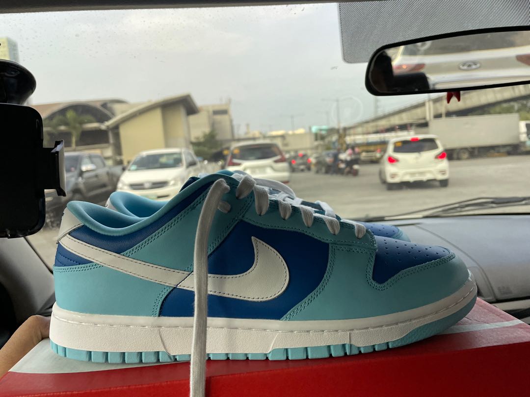 Nike Dunk low argon, Men's Fashion, Footwear, Sneakers on Carousell