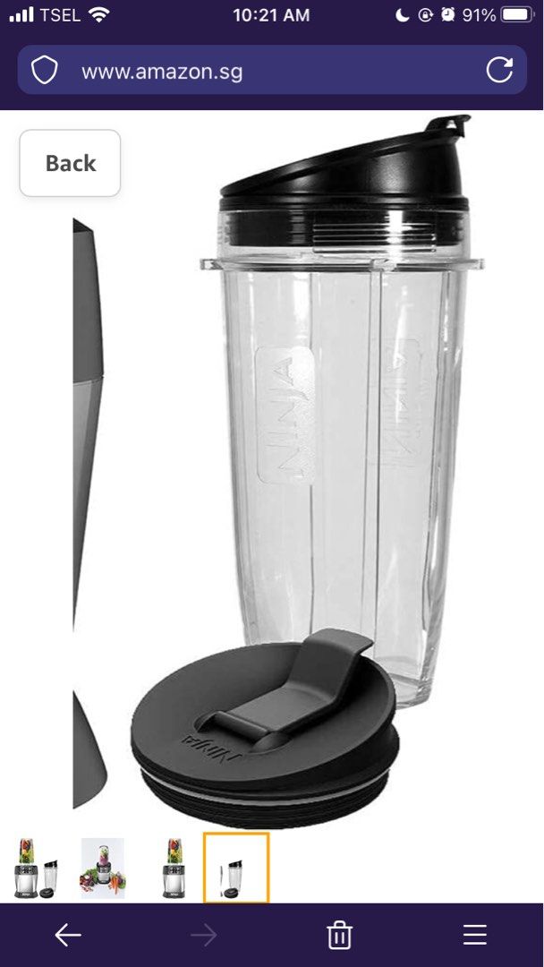 Ninja Auto-iQ Blender Black & Silver, 1000W, TV & Home Appliances ...