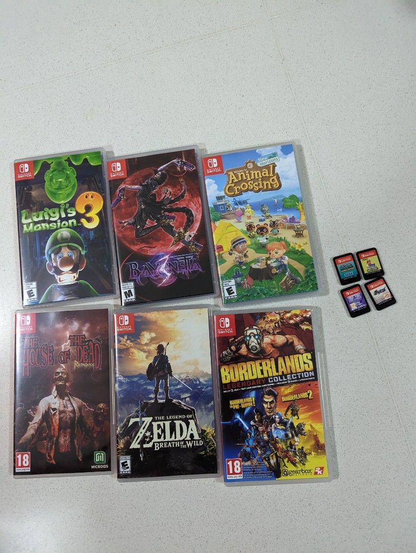 Nintendo Switch Games borderland legendary collection Zelda breath of ...