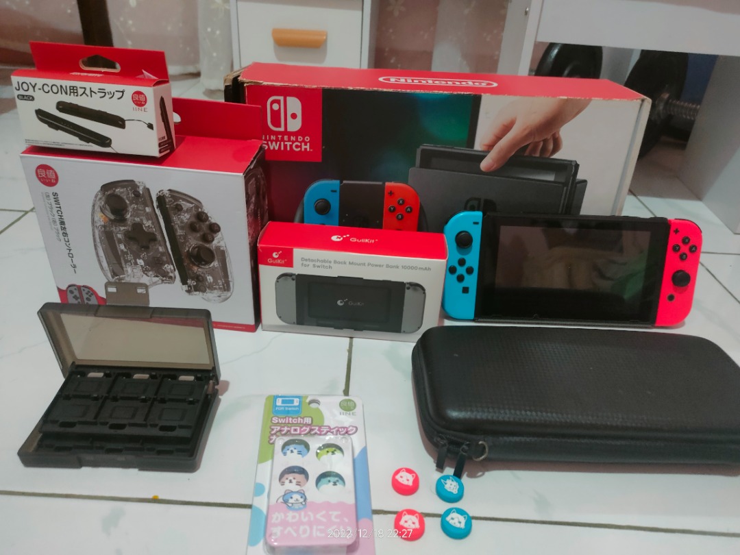 Nintendo Switch V1 Unpatch JB 128 GB Package, Video Gaming, Video Game ...