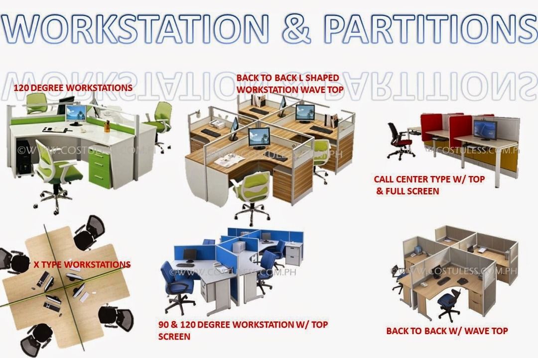 Office Workstation Table, Cubicle, Cubicles, Modular Partitions, Office ...