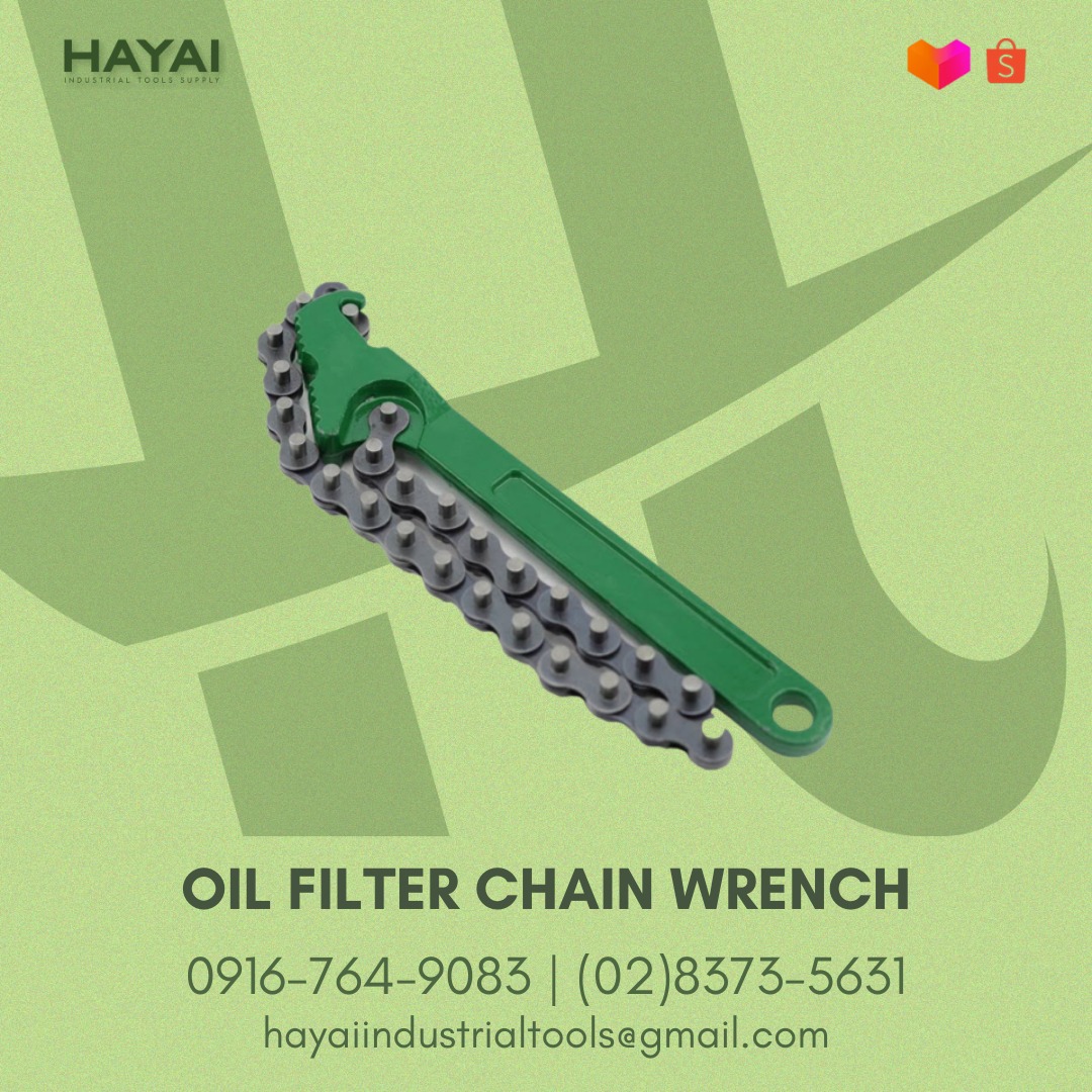 Oil Filter Chain Wrench, Commercial & Industrial, Industrial Equipment ...