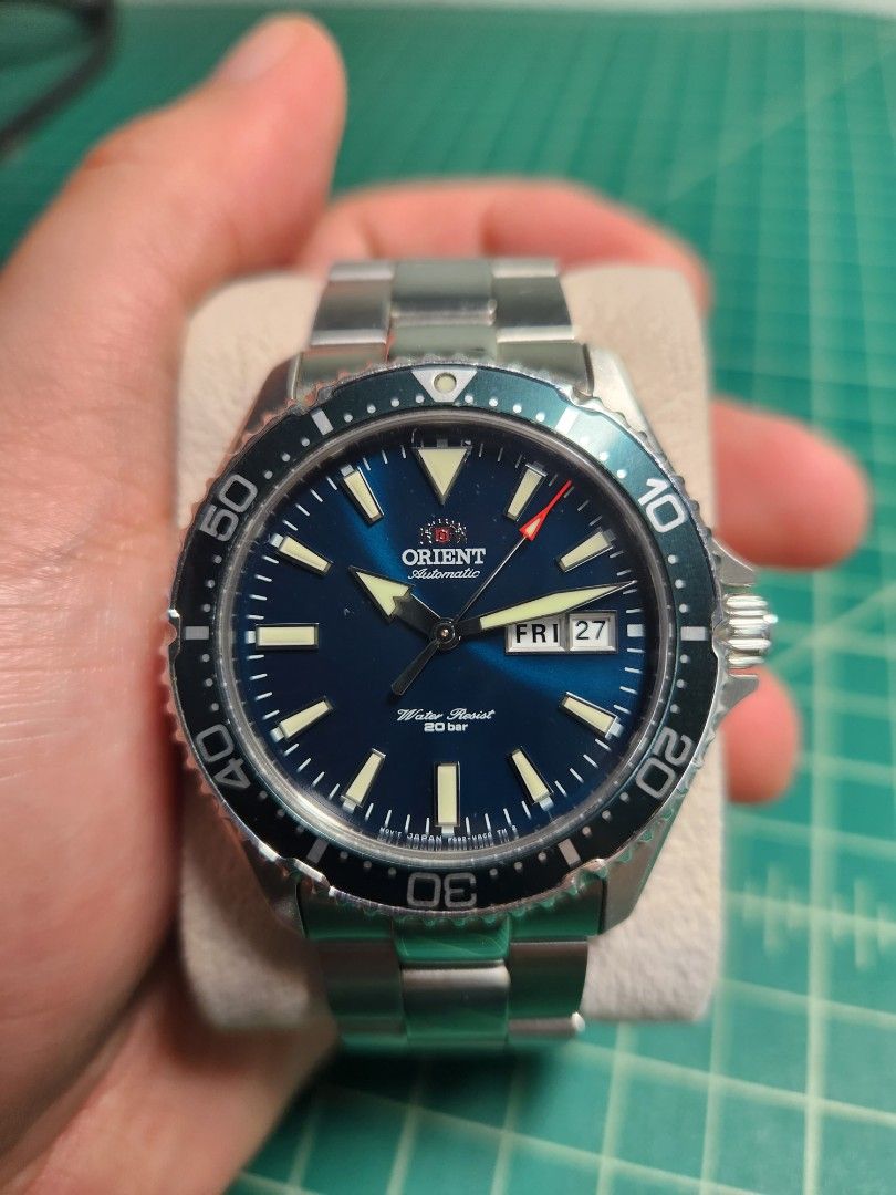Orient Kamasu Mako 3 Emerald Green Dial, Men's Fashion, Watches ...