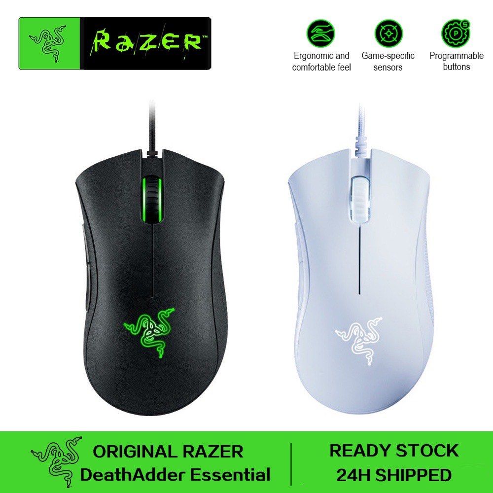 Original Razer Mouse DeathAdder Essential - Essential Gaming For PC ...