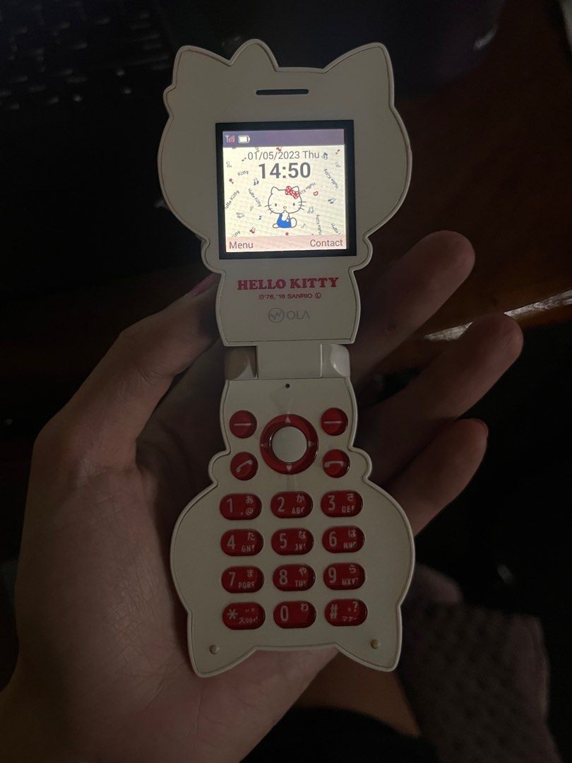 Original Sanrio Hello Kitty flip phone on Carousell