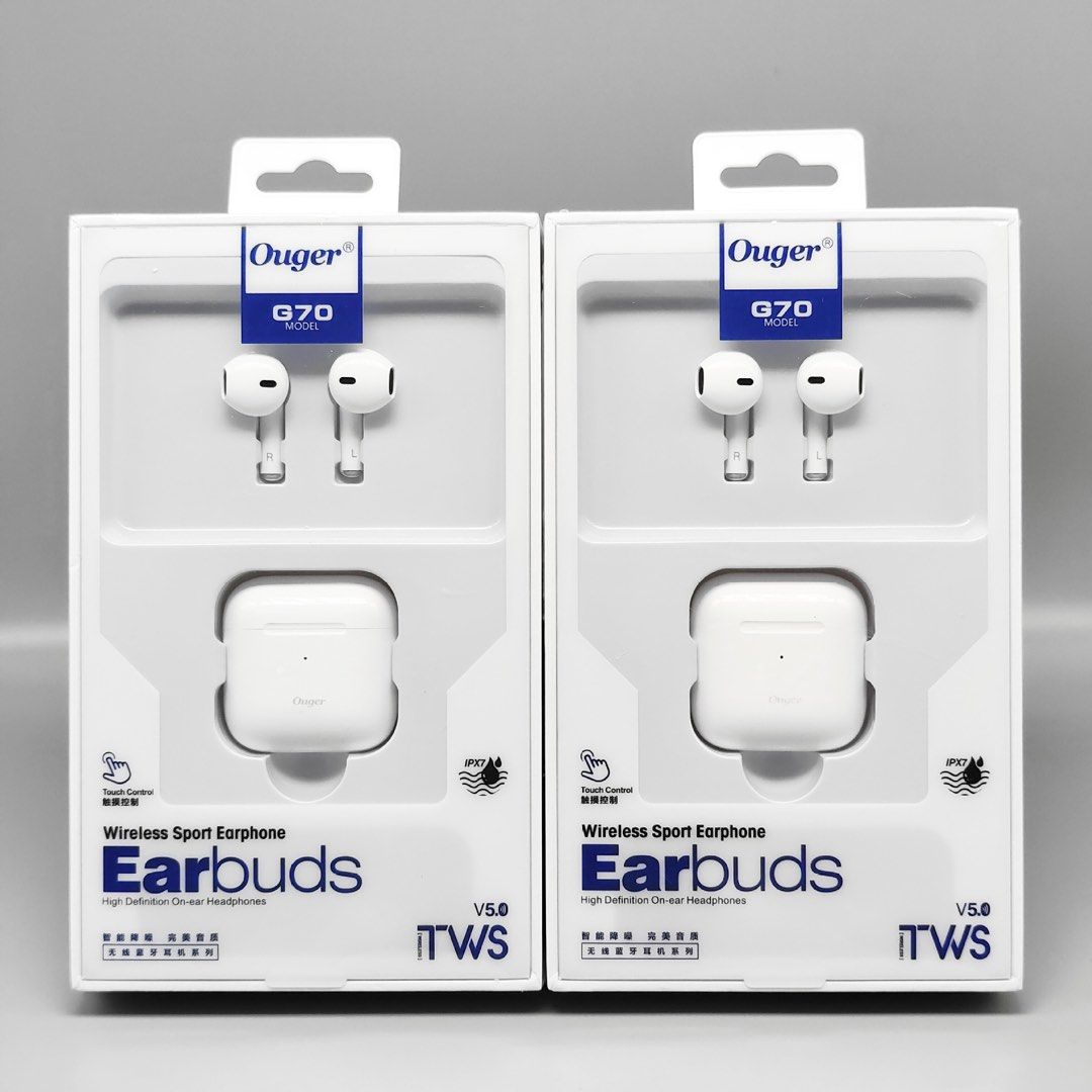 Ouger Bluetooth Sports Earbuds, Audio, Earphones on Carousell