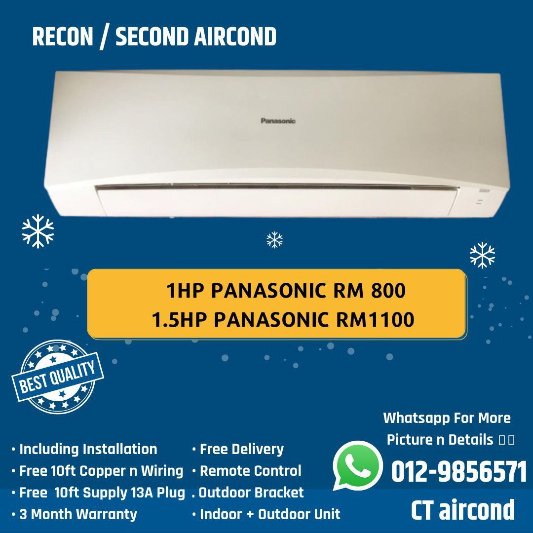 Panasonic 1hp Aircond Az025, TV & Home Appliances, Air Conditioners ...