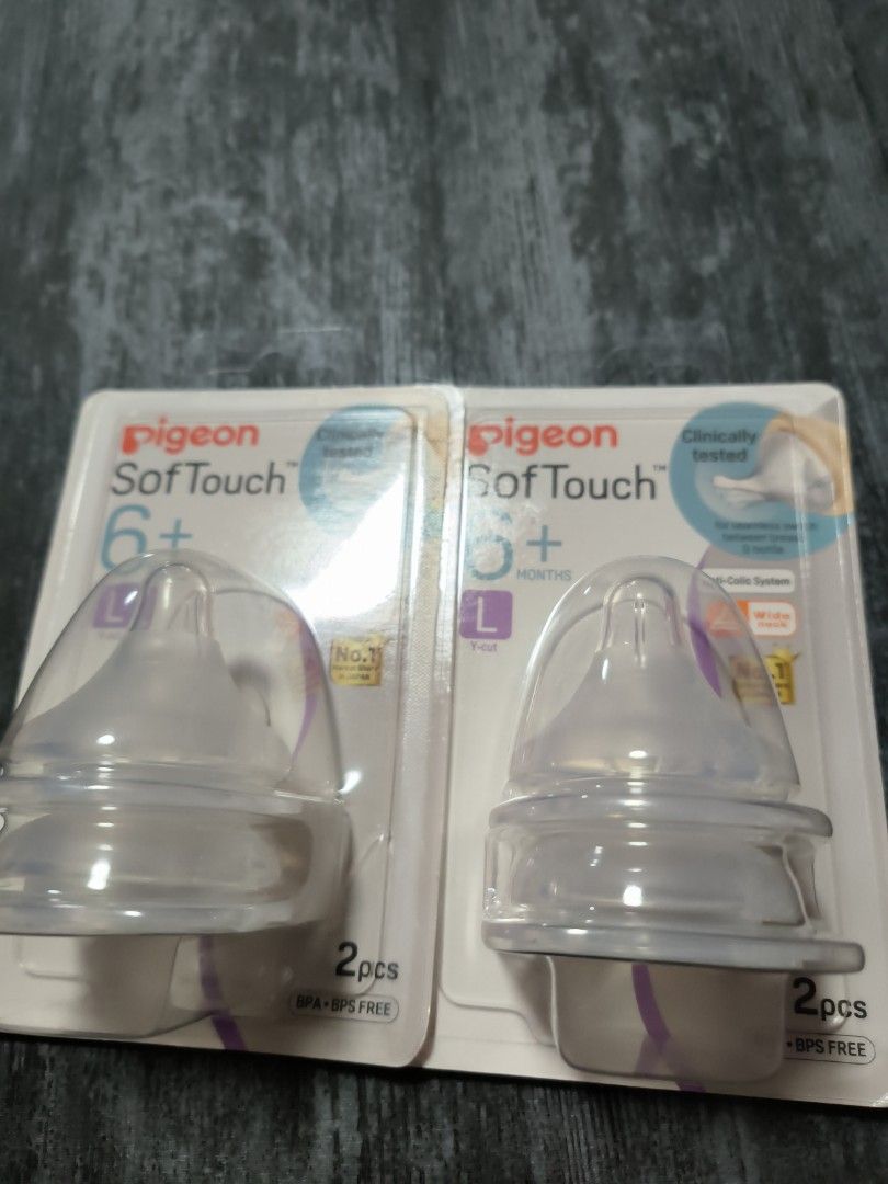 Pigeon Softouch 6+, Babies & Kids, Nursing & Feeding, Breastfeeding ...