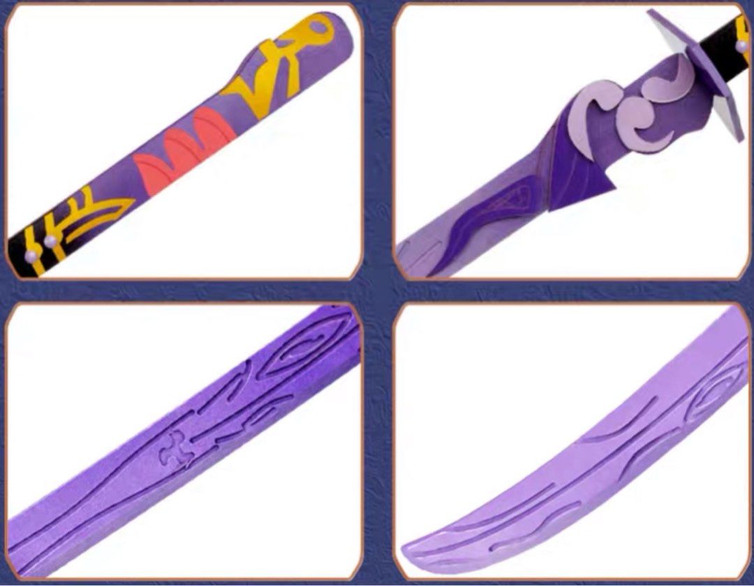 [PO] Musou no Hitotachi Raiden Shogun Barr Cosplay Prop Weapon ...