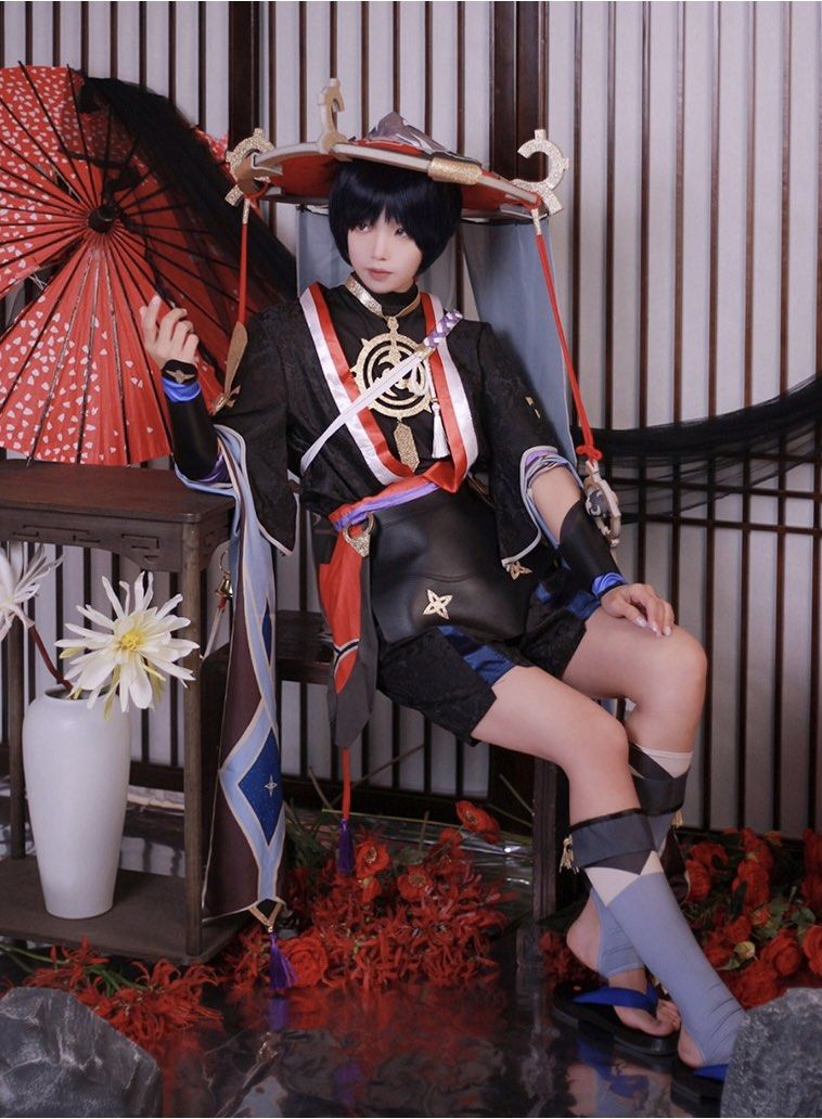 [PO] Balladeer Scaramouche Kunikuzushi Fatui Cosplay Genshin Impact ...