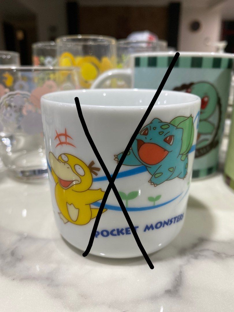 Pokemon Assorted Cups, Furniture & Home Living, Kitchenware & Tableware ...