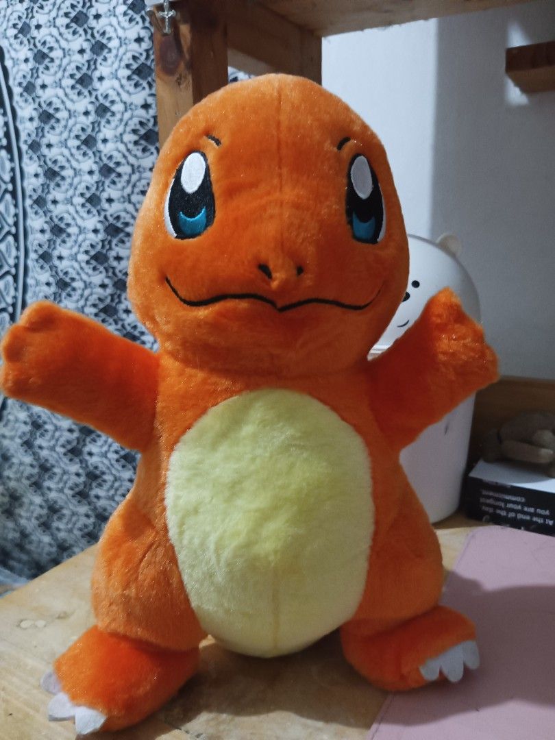 Pokemon Charmander Bag Original Stuffed Toy Plushie, Hobbies & Toys ...