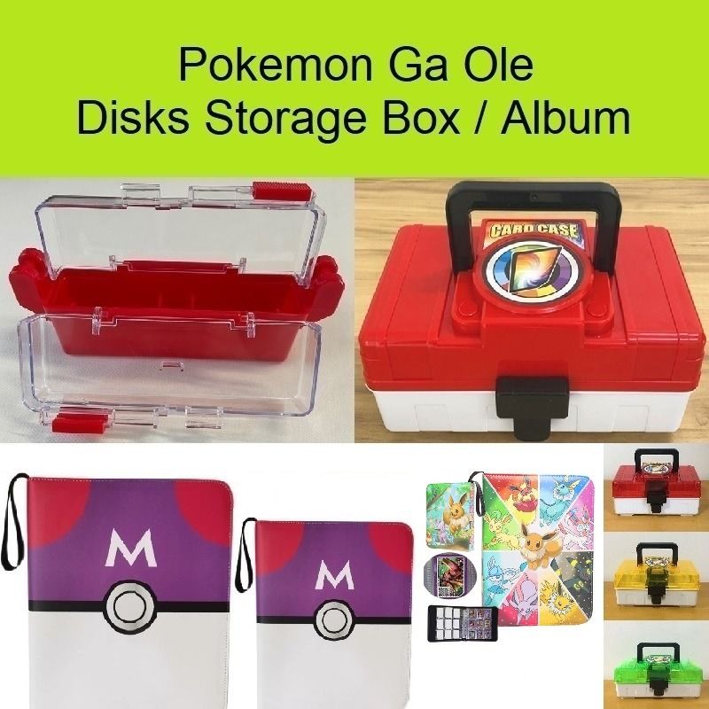 Pokemon Ga Ole Gaole Disks Storage Box Album and Disk Sleeve, Hobbies ...