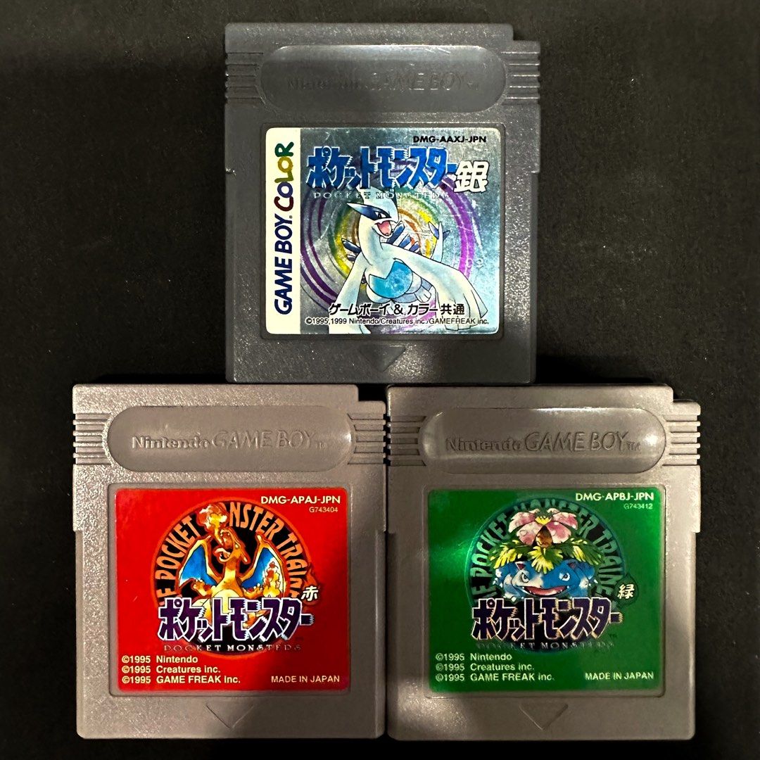 Pokemon Japanese Gameboy Cartridges, Video Gaming, Video Games ...