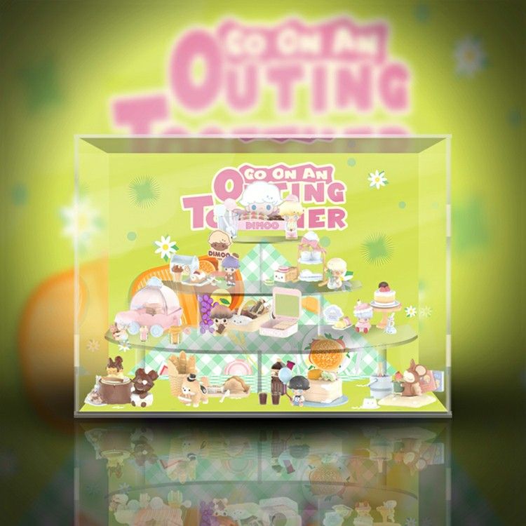 [POPMART DISPLAY CASE] POPMART DIMOO GO ON AN OUTING TOGETHER SERIES ...