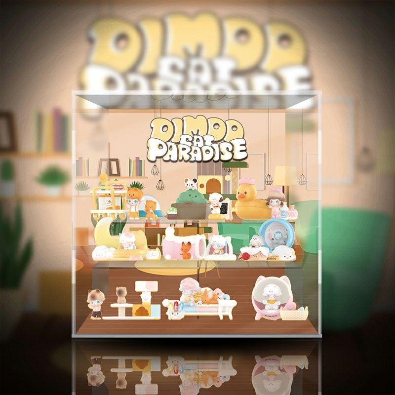 [POPMART DISPLAY CASE] POPMART DIMOO CATS PARADISE SERIES HIGH QUALITY ...